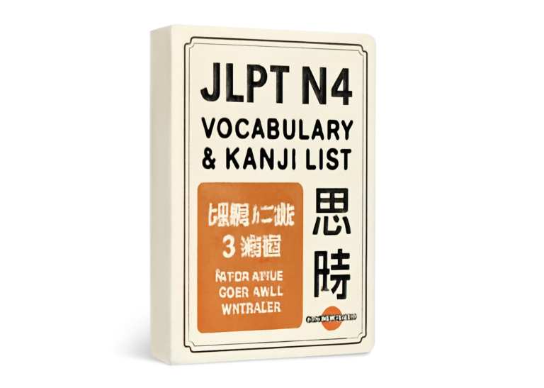 Vocabulary and Kanji in JLPT N4 - FULL