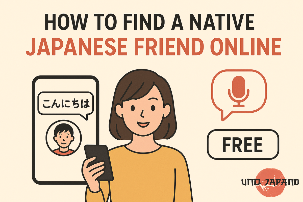 How to find a Native Japanese friend online